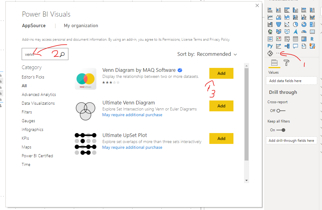 Solved: How to add new extension on Venn diagram into PBI ...