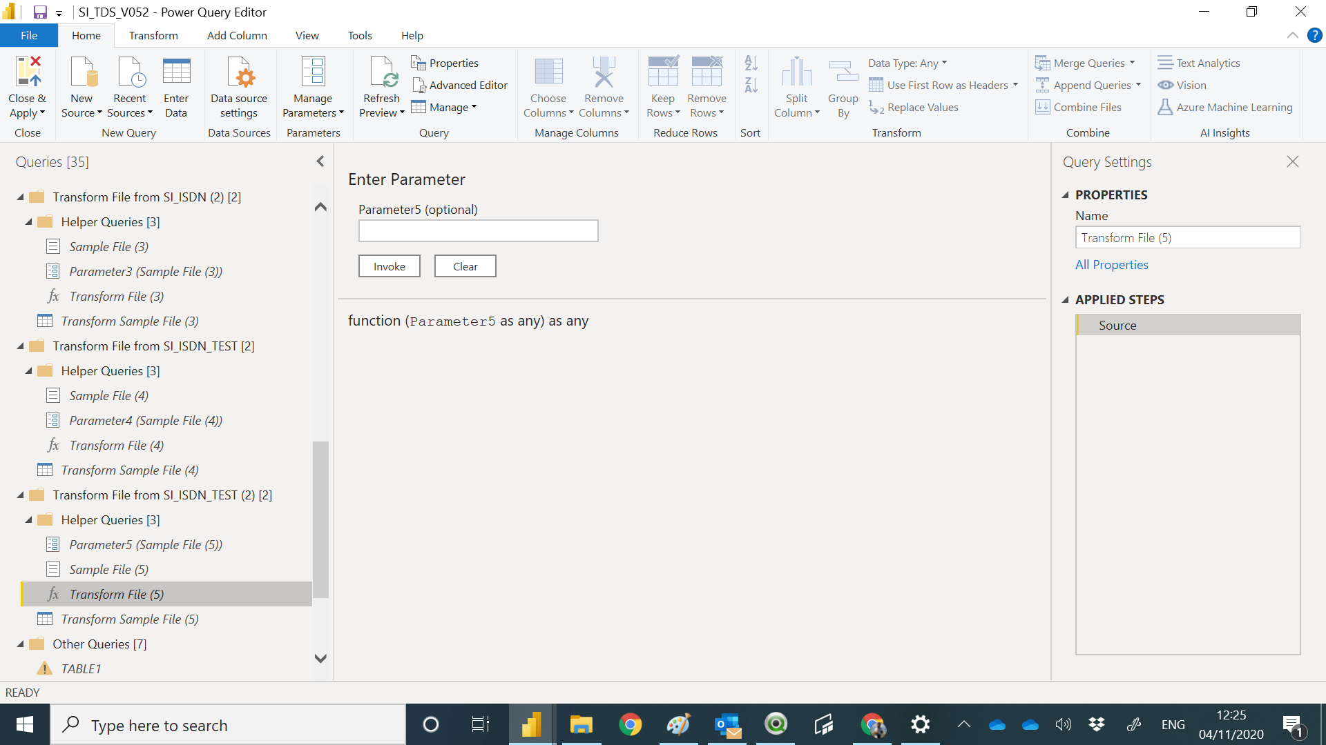 Solved: PQ ask me enter parameter when i load from folder - Microsoft ...