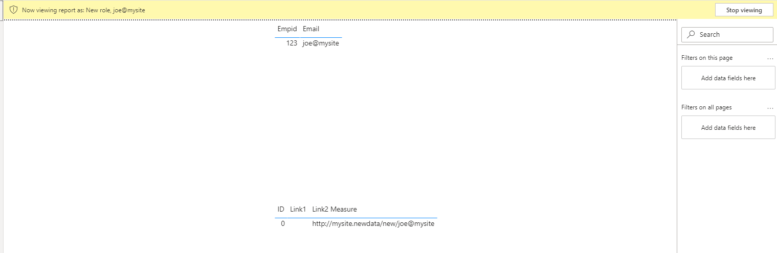 Use UserprincipalName() in a Column . or a Measur... - Microsoft Fabric ...