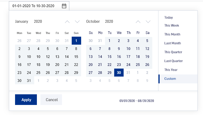 Custom Slicer with two calender date pickers and ... - Microsoft Fabric ...
