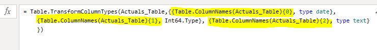 Solved: How to code Power Query for Headers Changing Names ...