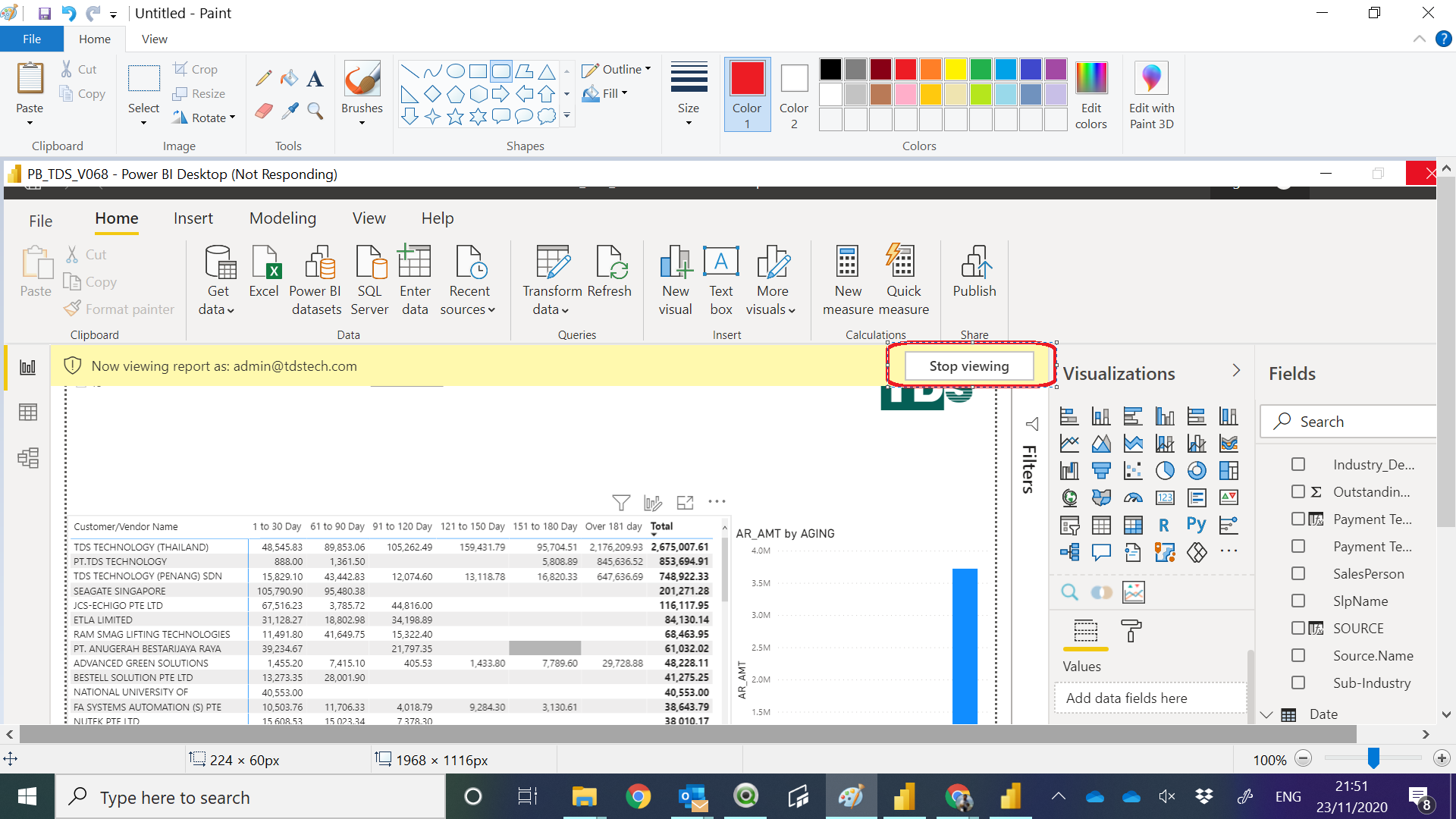 Solved: What is "Stop viewing" button mean ? - Microsoft Fabric Community