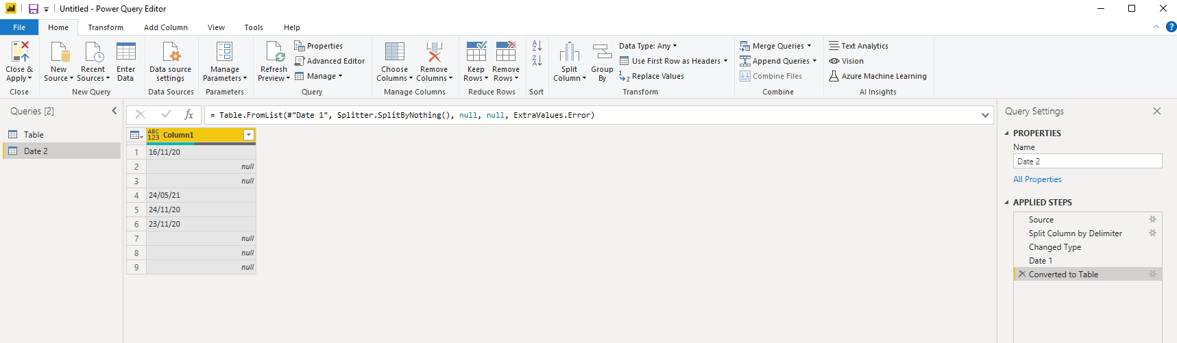 Solved: Transform dates with different formats in a column ...