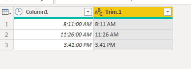 Solved: Formatting time value from "hh:mm:ss" to "hh:mm AM ...