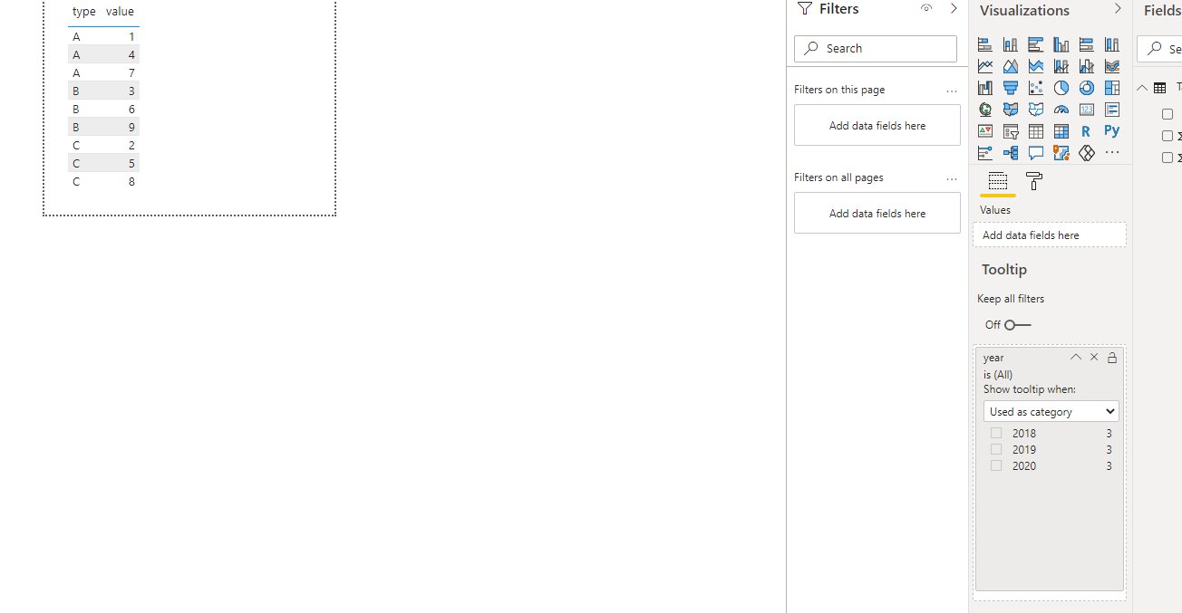 Solved: Tooltip that displays all entries when hovering ov ...