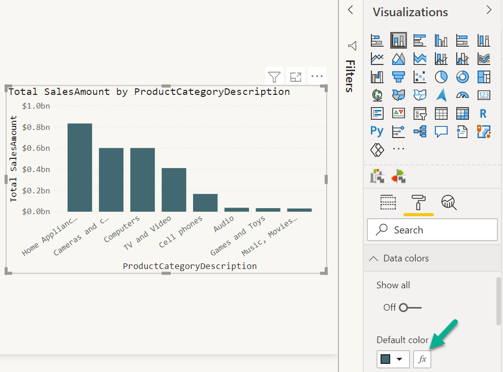 Solved: Color min and max value in a bar chart - Microsoft Fabric Community