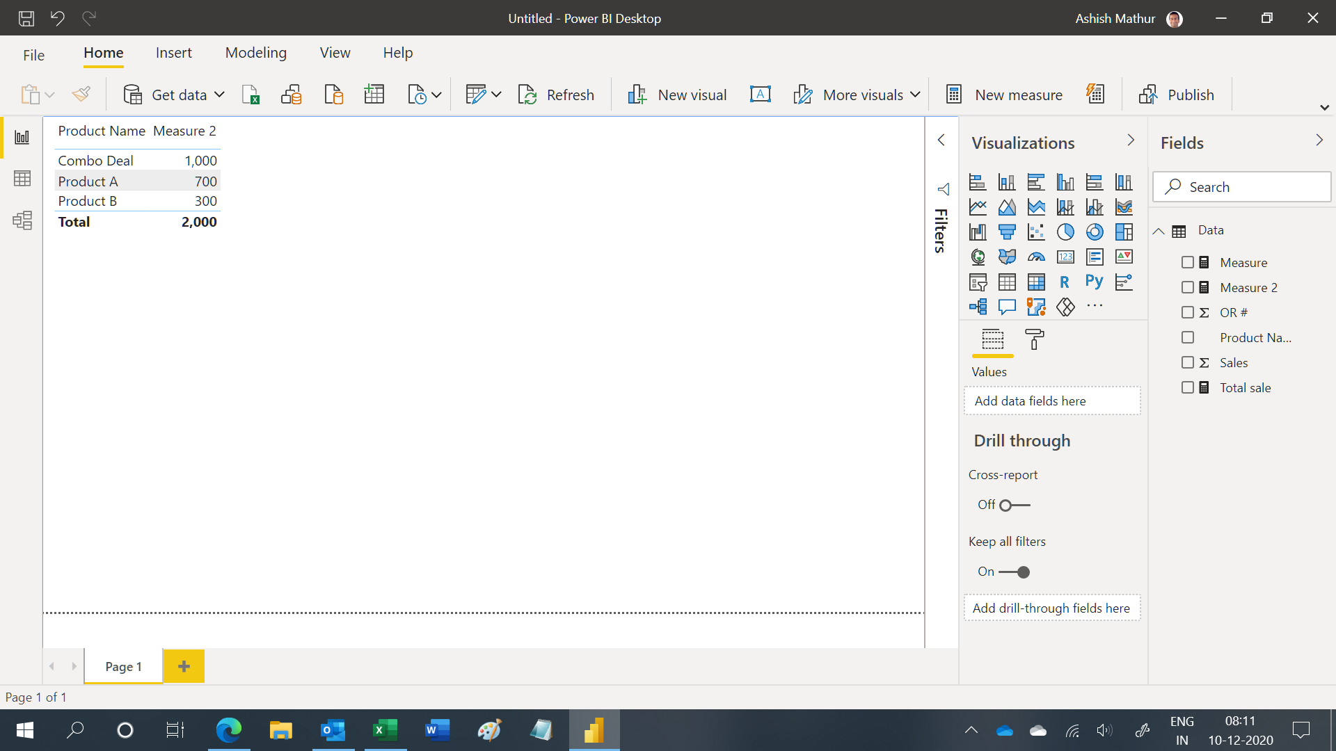 Solved Sum By Distinctcount With Exceptions Microsoft Fabric Community