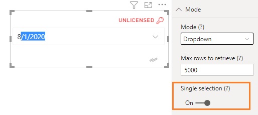 Single value slider for table containing just a da... - Microsoft ...