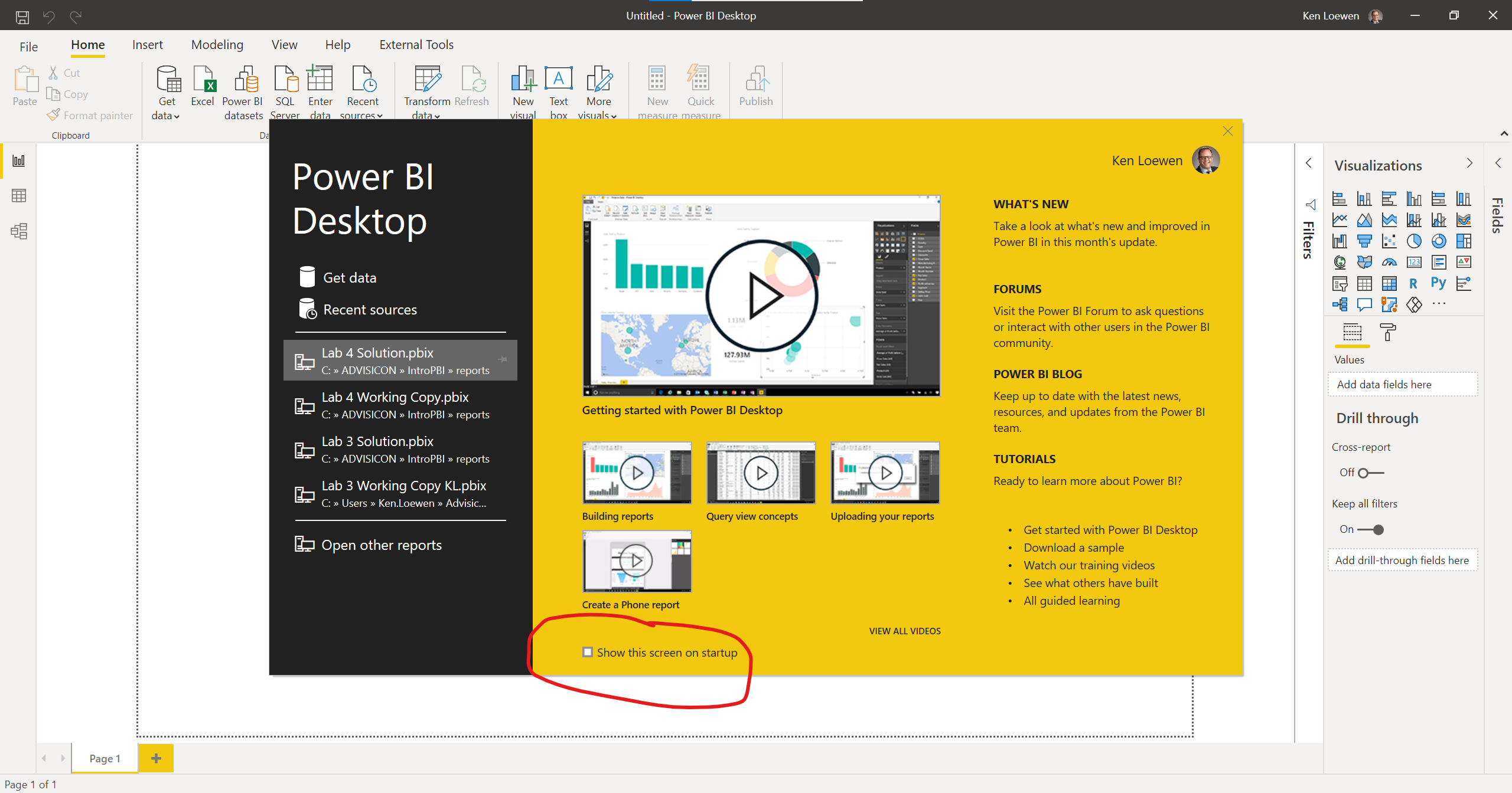 Desktop Splash Screen randomly appears - Microsoft Fabric Community