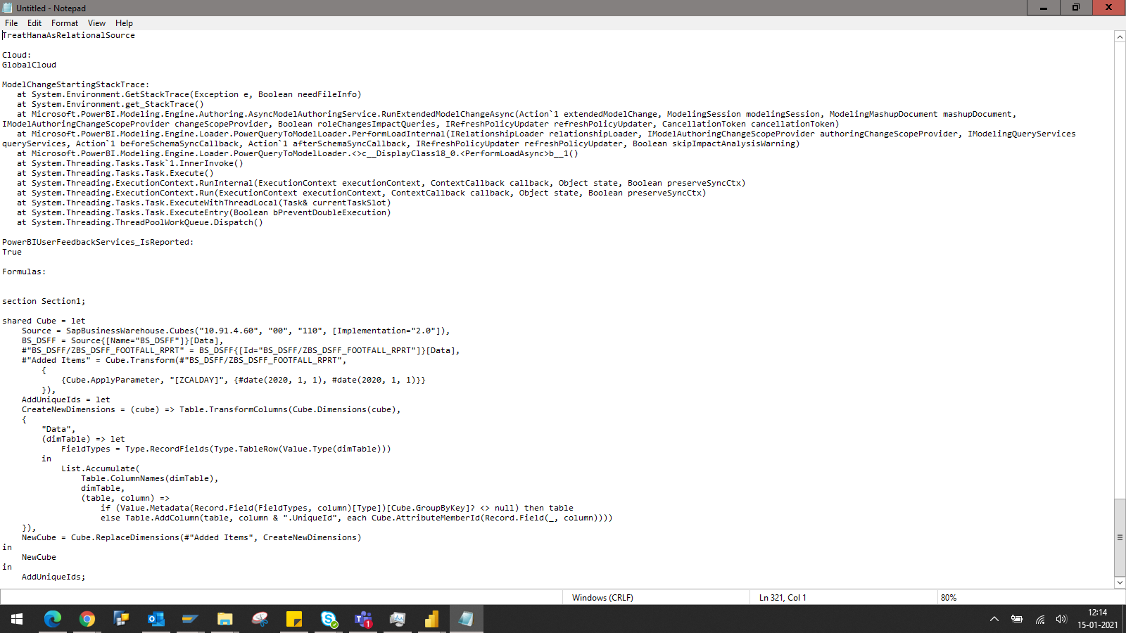 Error while connecting SAP BW application server t... - Microsoft ...