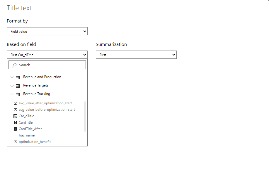 Solved: Unable to add dynamic title to card visual - Microsoft Fabric ...