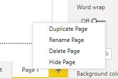 Solved: How to hide Pages in PowerBI Services? - Microsoft Fabric Community