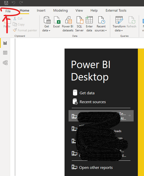 PBI Desktop last saved file not showing up in rece... - Microsoft ...