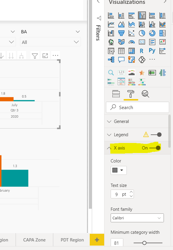 Solved: How to define Bar width in charts? - Microsoft Fabric Community