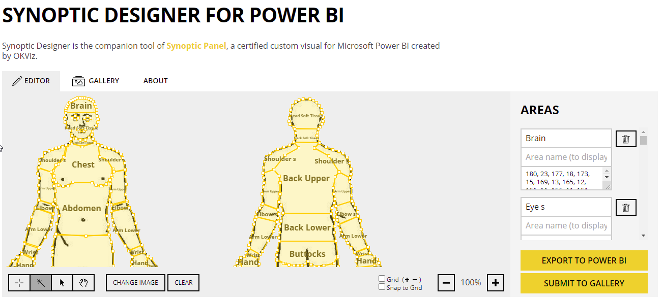 Solved: Show injury location in a human body schematic - Microsoft ...