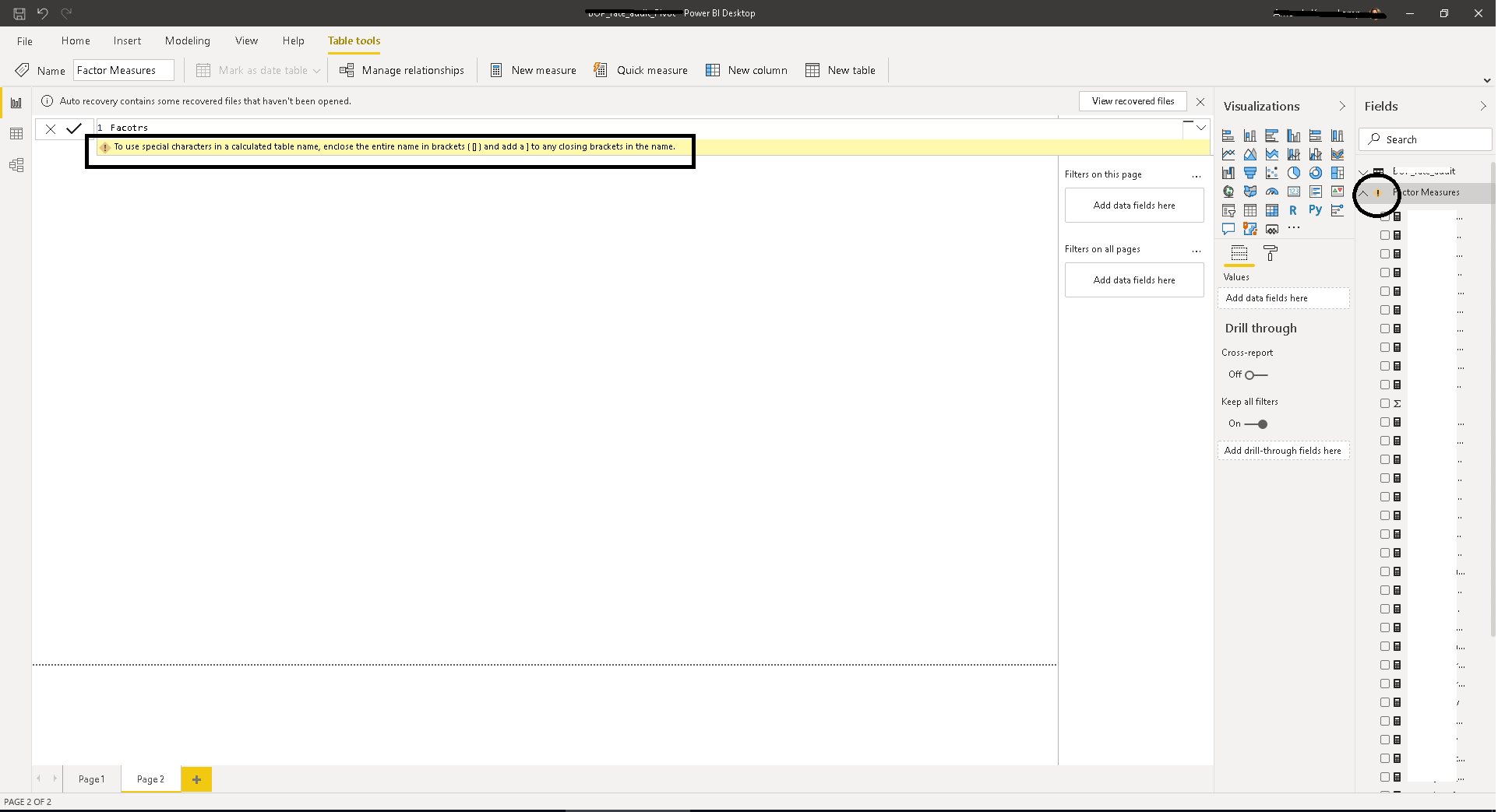Solved: How Do I Get rid of this error? - Microsoft Fabric Community
