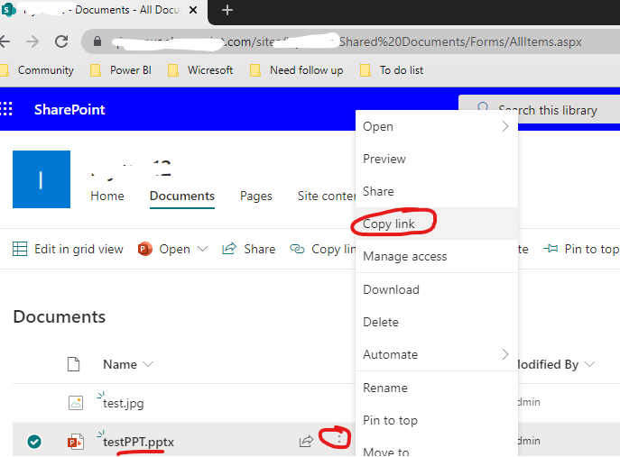Preview Sharepoint pptx file in the browser using ... - Microsoft ...