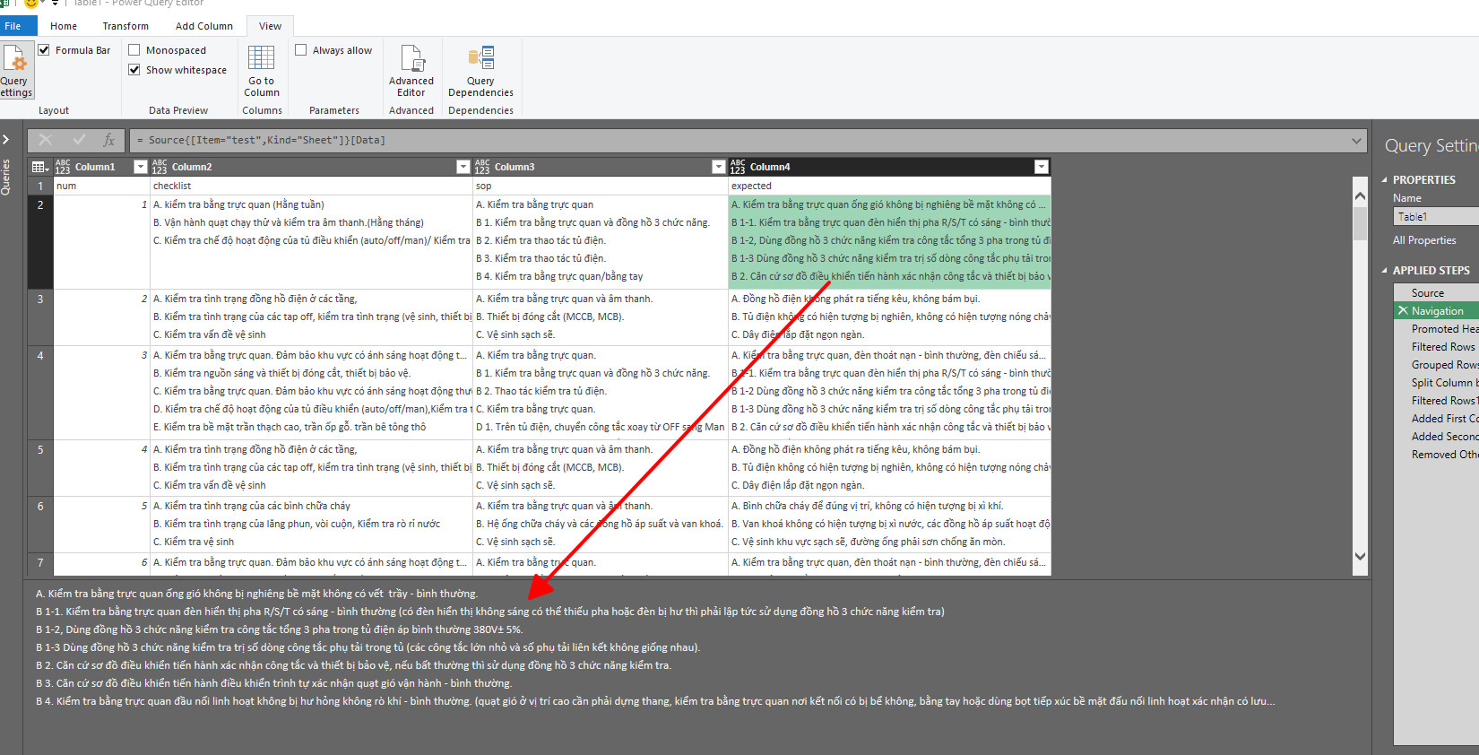 Solved: Split multiple row to multiple row by line break b ...