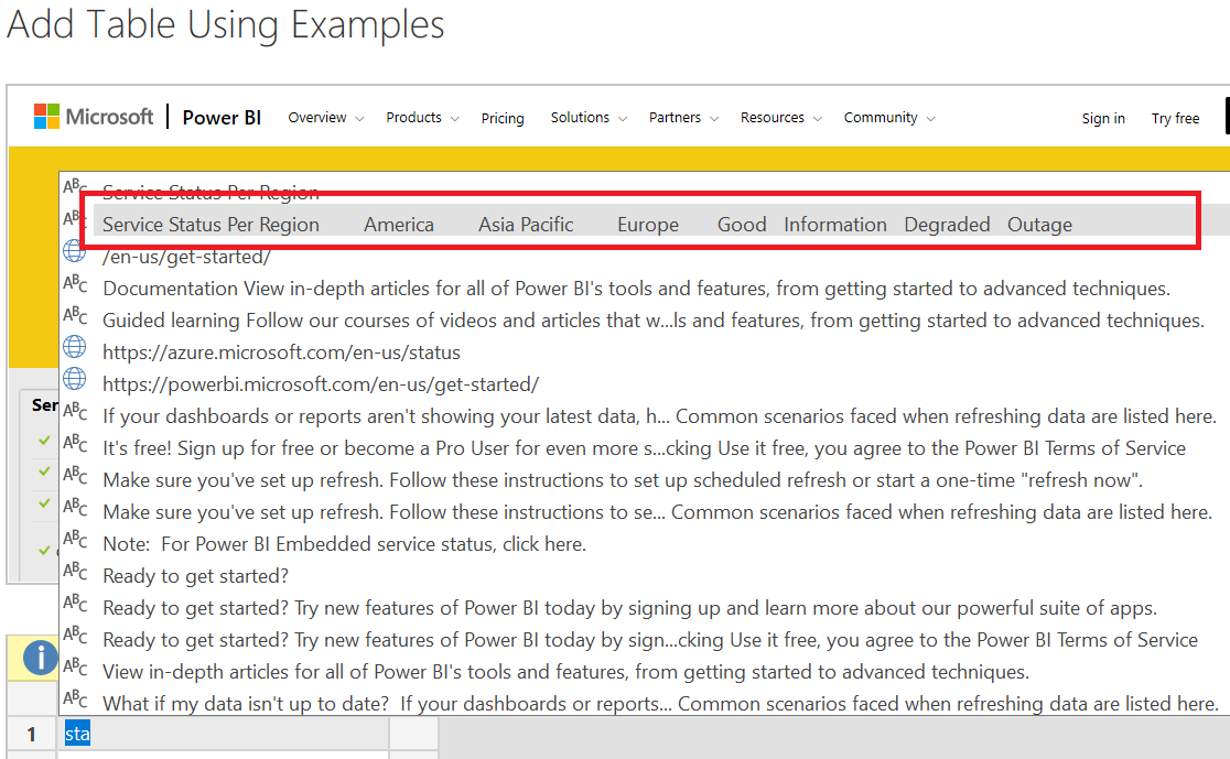 How to load Power BI Service Support page into Pow... - Microsoft ...