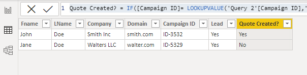 Solved: Lookup Between Two Queries - Microsoft Fabric Community