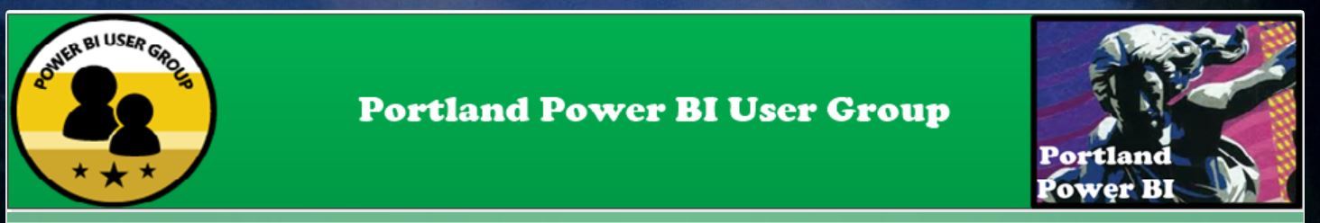 My Favorite Visual at the Power BI Portland UserGr... - Microsoft ...