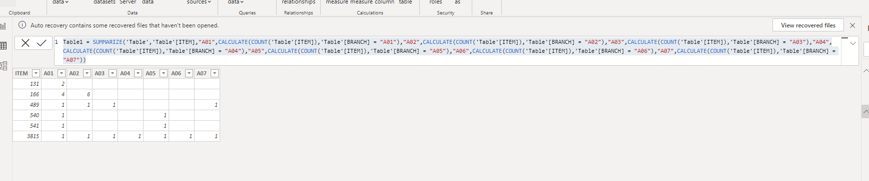 Solved: Matrix in table view instead of visual - Microsoft Fabric Community