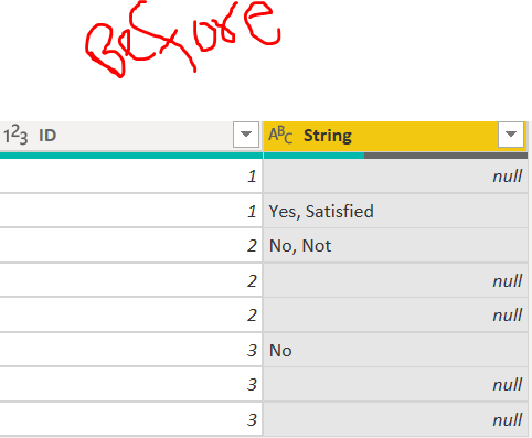 Fill blanks in column with string looking at a val... - Microsoft ...
