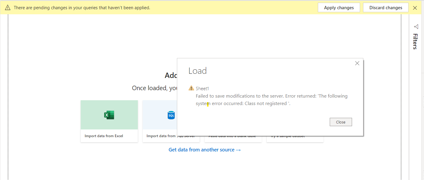 Solved: Not able to load the imported Excel file. Please h ...