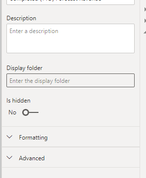 Display Folder Greyed Out in Report built on top o... - Microsoft ...