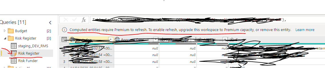 Column From Dataflow Not Showing Values Using The Microsoft 5386
