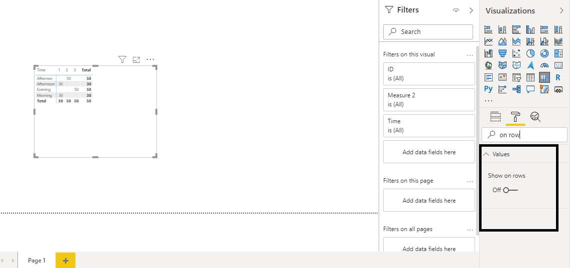 Format a Row Header in Matrix - Microsoft Fabric Community