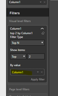 Solved: Top N Filter Not Working - Microsoft Fabric Community