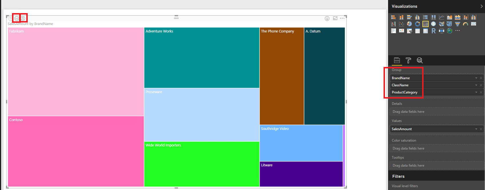 Treemap - How Can I put three levels of data in a ... - Microsoft ...