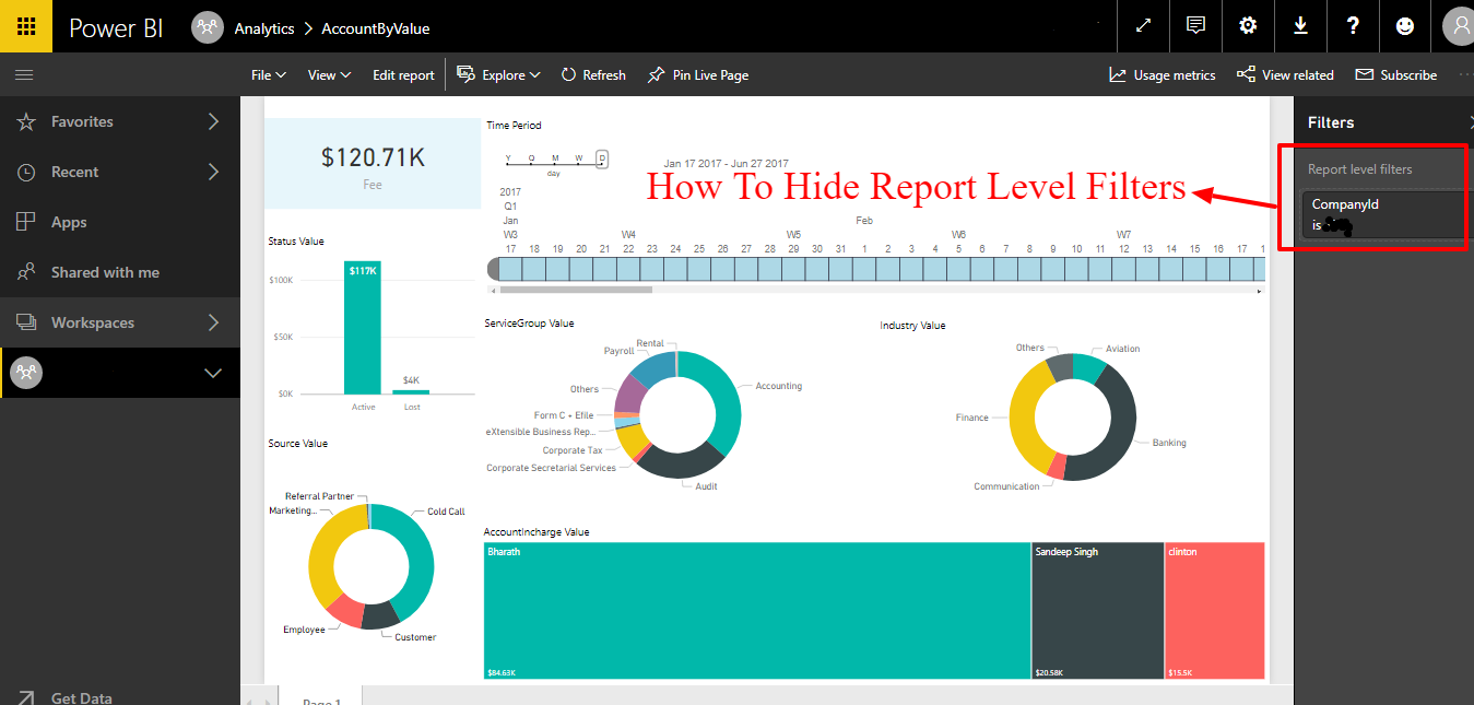 How to Hide the Report Level Filters In Power BI - Microsoft Fabric ...