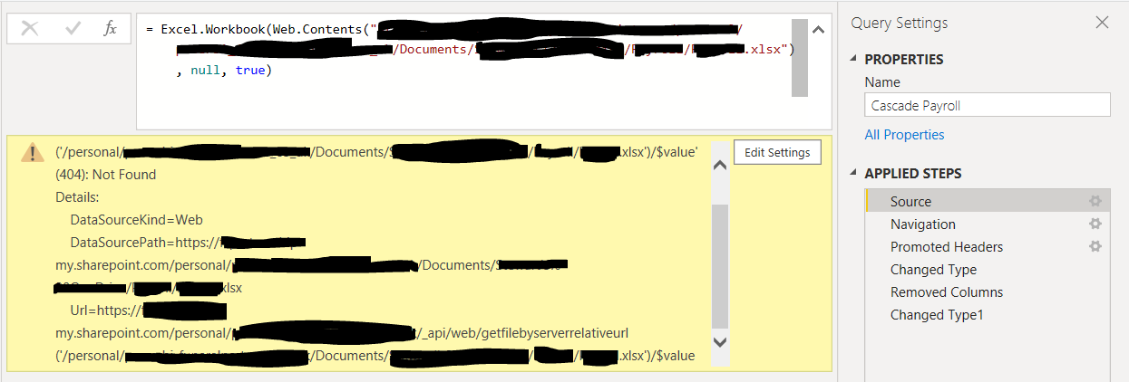 Connecting to OneDrive excel file - Microsoft Fabric Community