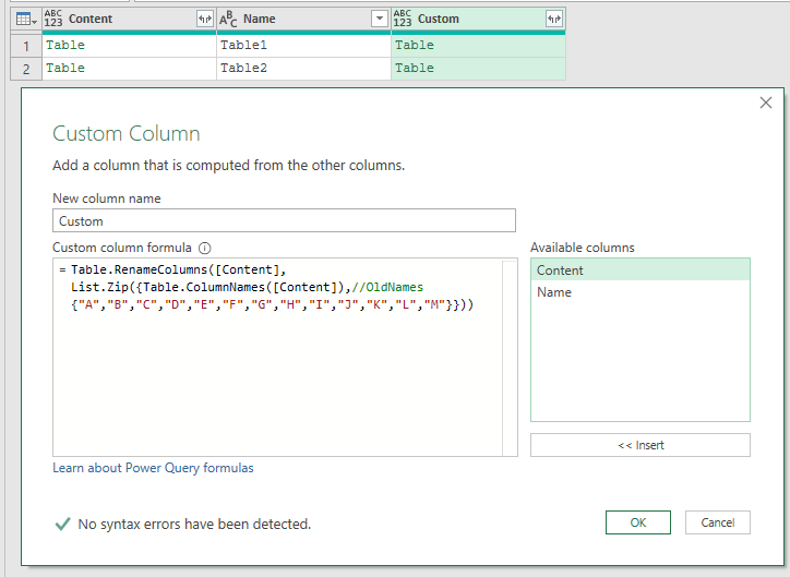 Solved: Import excel from file - many column's name change ...
