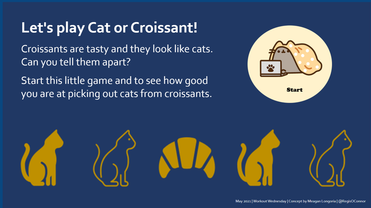 Cat or Croissant Game - Microsoft Fabric Community