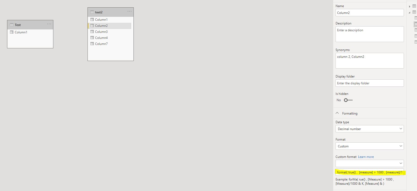 Solved: Display Unit Auto showing Absolute value in Card i ...