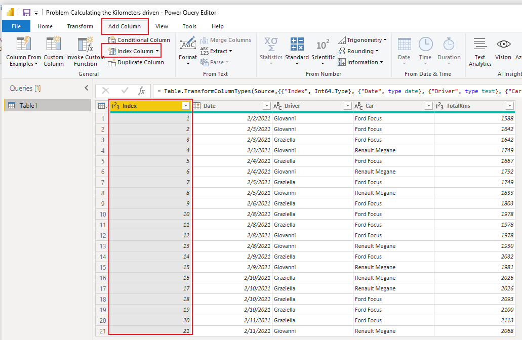 Problem Calculating the Kilometers driven - Microsoft Fabric Community