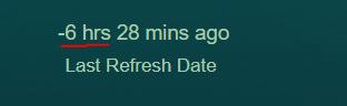 Solved: Last Refresh data issue - Microsoft Fabric Community