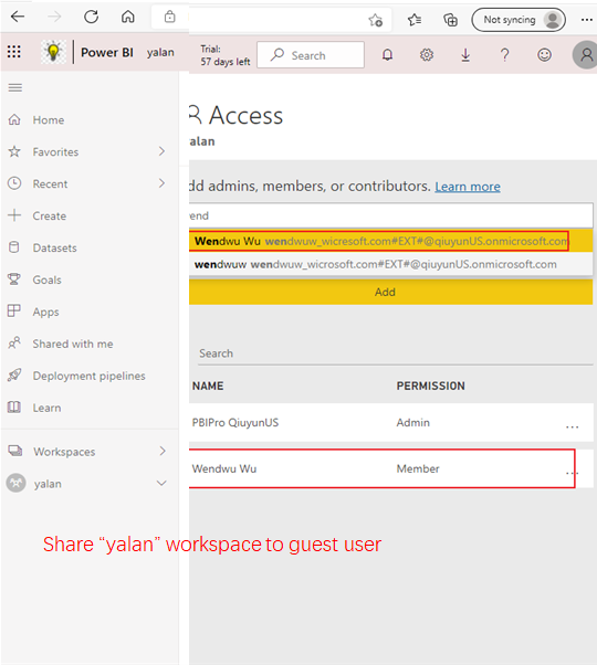 Re: Assigning an external PowerBI license not work... - Microsoft ...