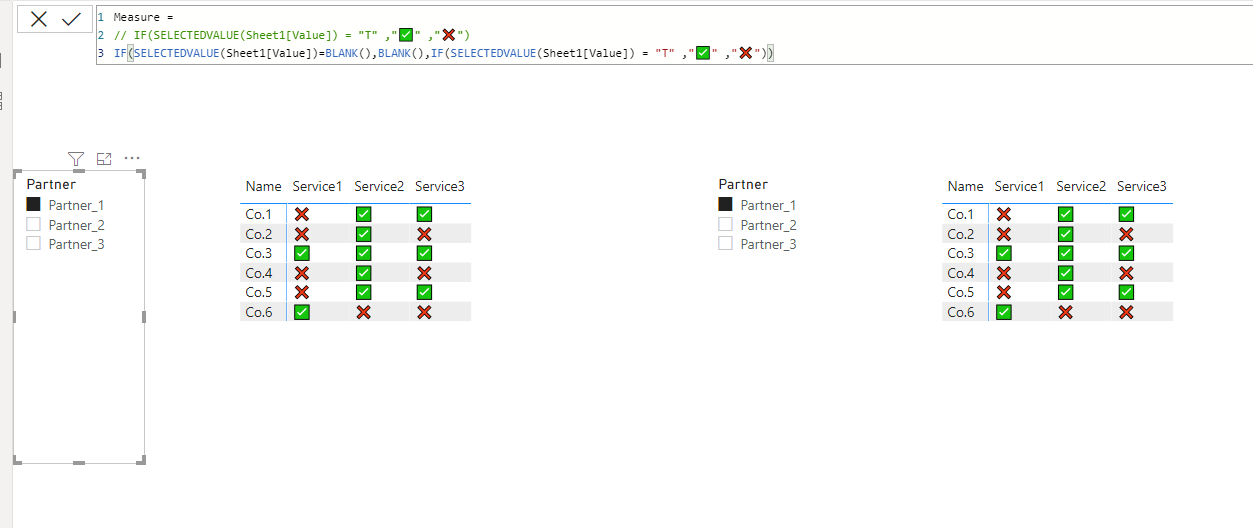 Solved: Slicer matrix table - Microsoft Fabric Community