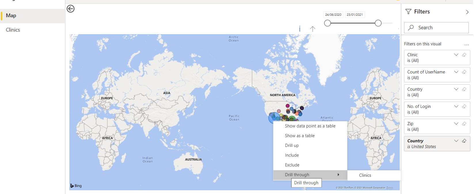 Solved: Filled map with drill down capabilities in Power B ...