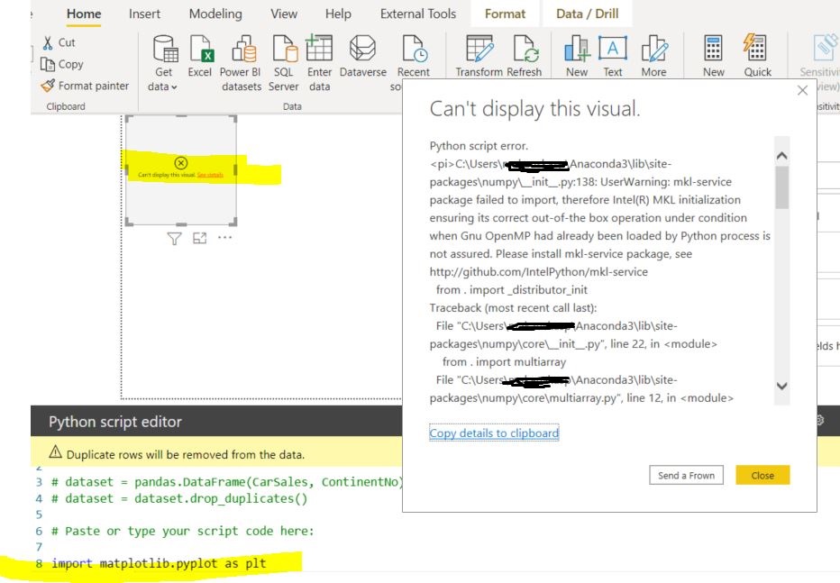Solved: Cannot use Python Visuals. Why? - Microsoft Fabric Community