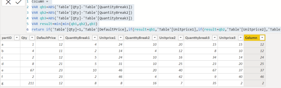 Solved: Lookup nearest match on multiple columns same tabl ...