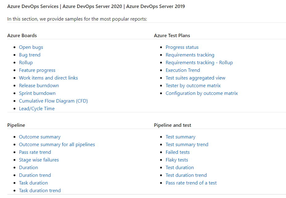 Azure DevOps- Test Plan based report- Help with Po... - Microsoft ...