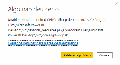 Error trying to start desktop PBI - Microsoft Fabric Community
