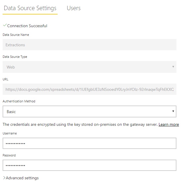 Cant refresh dataset from Google Sheets - failed t... - Microsoft Fabric Community