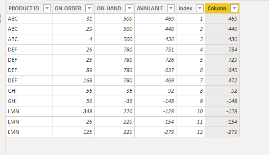 Solved: Self referencing calculated column (referencing pr ...