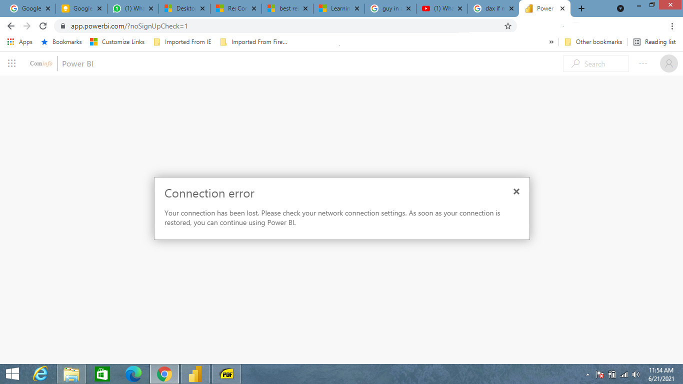 Solved: Connection error: Your connection has been lost, P ...